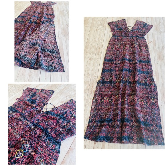 Roxy | Dresses | Roxy Lotus Heart Maxi Dress | Poshmark
